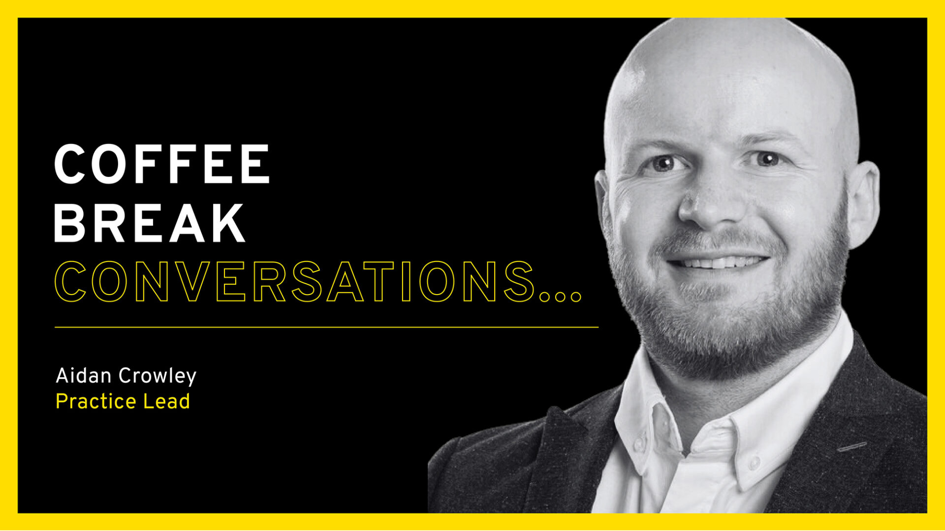 Coffee Break Conversations… with Aidan Crowley - Barden